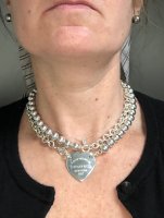 Heart tag wrap necklace store