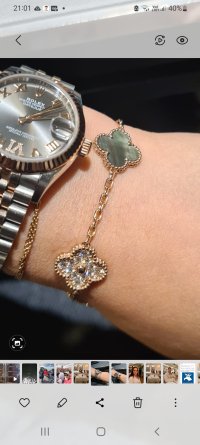 Van cleef grey mother of pearl bracelet store